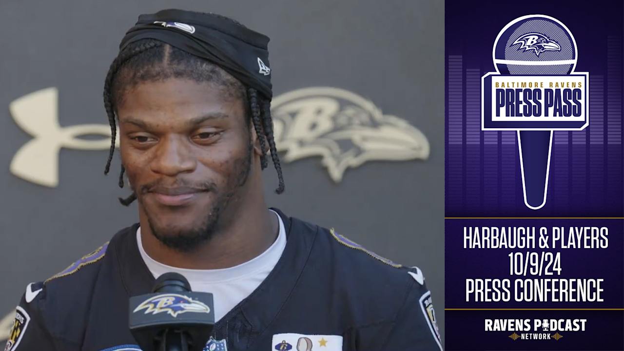 Jackson, Hamilton & More: Ravens Press Conferences 10/9/24