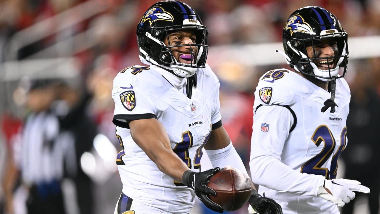 Marlon Humphrey Catches Rebound Interception From Brandon Stephens ...