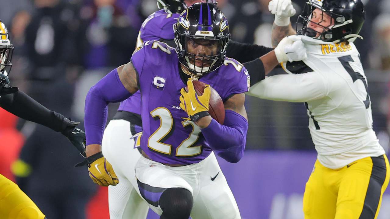 Derrick Henry Rips Off 13-Yard Run on Ravens' First Drive | Highlight ...