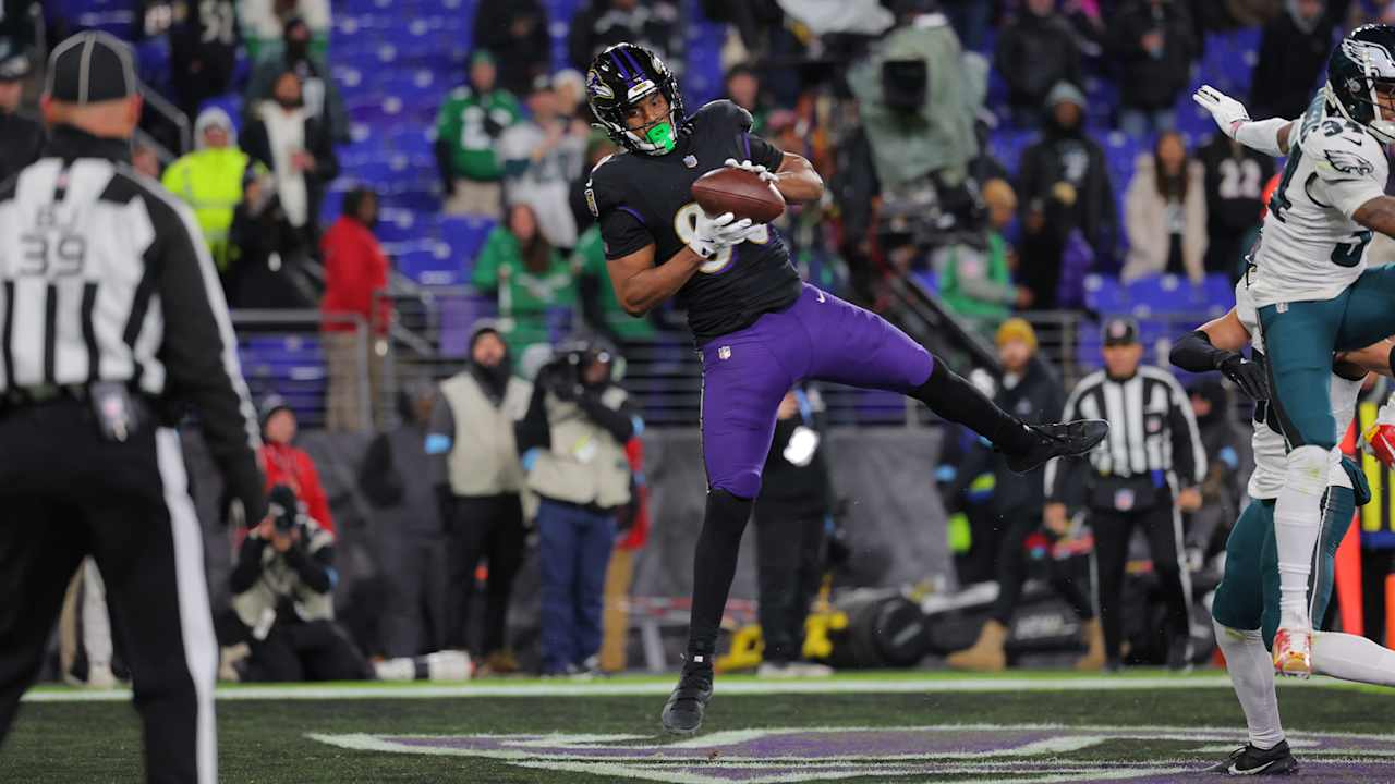 Isaiah Likely Goes High for Touchdown Catch | Highlight: Ravens vs. Eagles