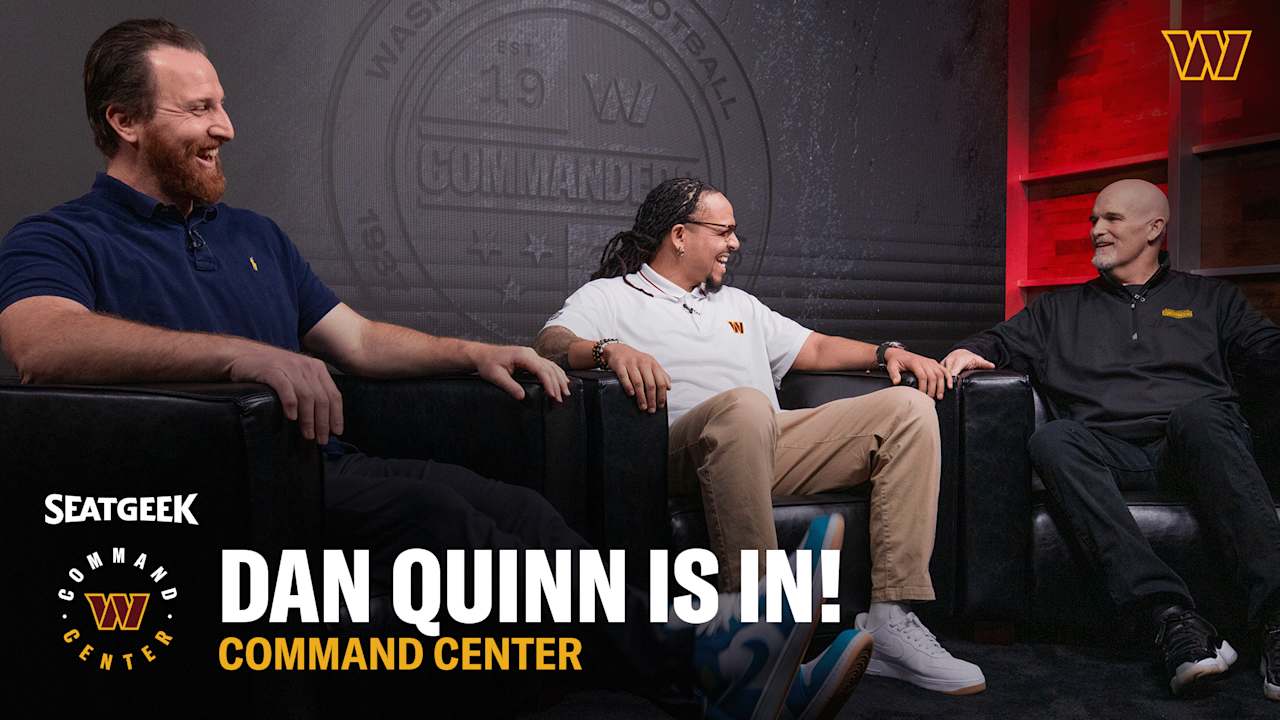 Head Coach Dan Quinn joins Command Center | Command Center | Washington ...
