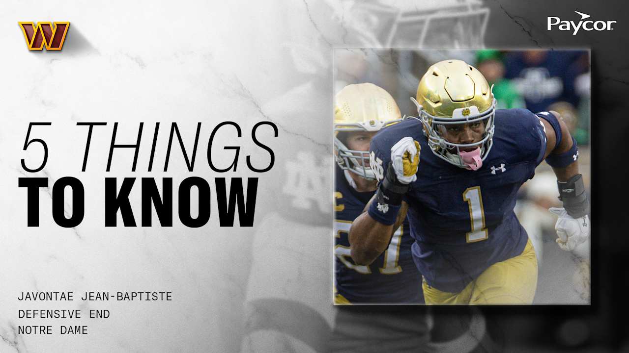 Five things to know about Javontae Jean-Baptiste