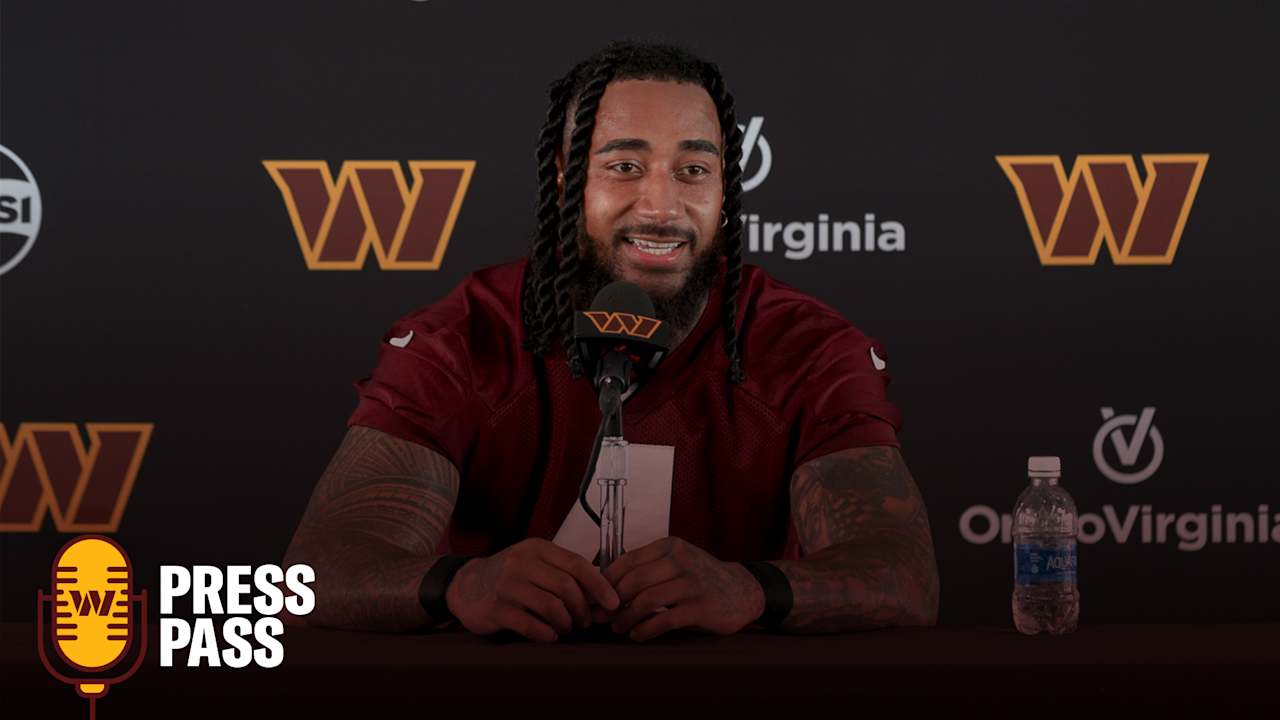 LB Frankie Luvu | July 25, 2024 | Press Pass | Washington Commanders