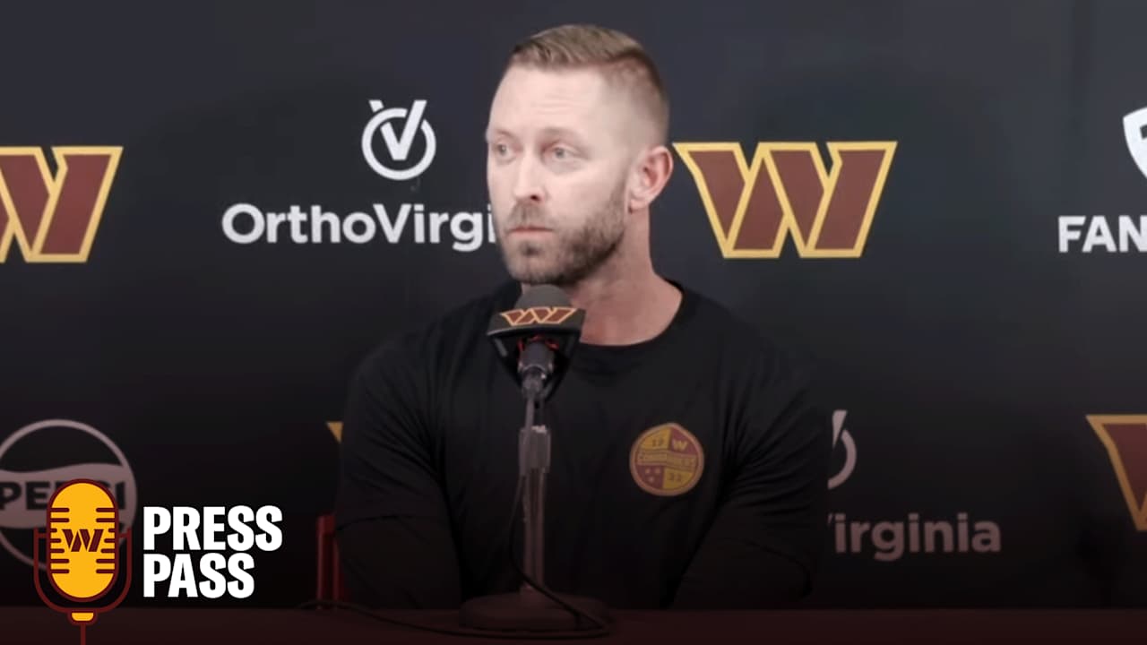 OC Kliff Kingsbury | September 20, 2024 | Press Pass | Washington ...
