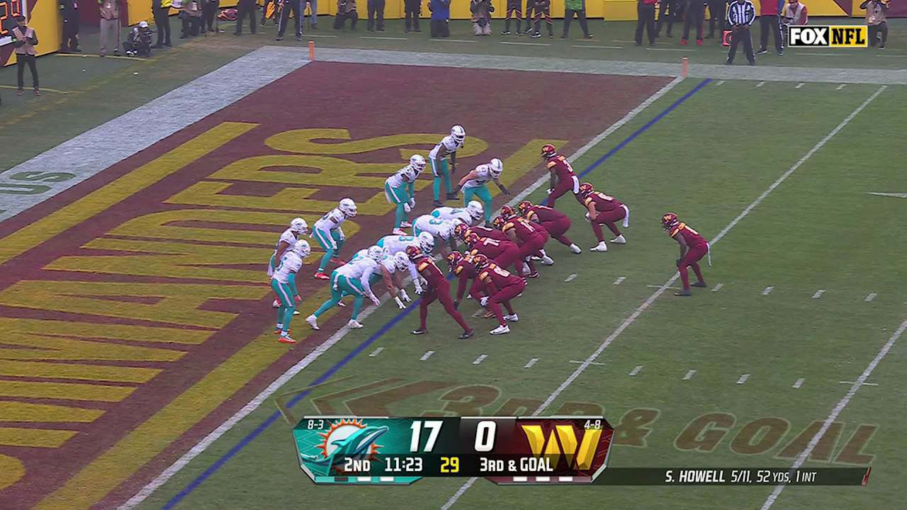 Sam Howell QB sneaks in for 1-yard TD