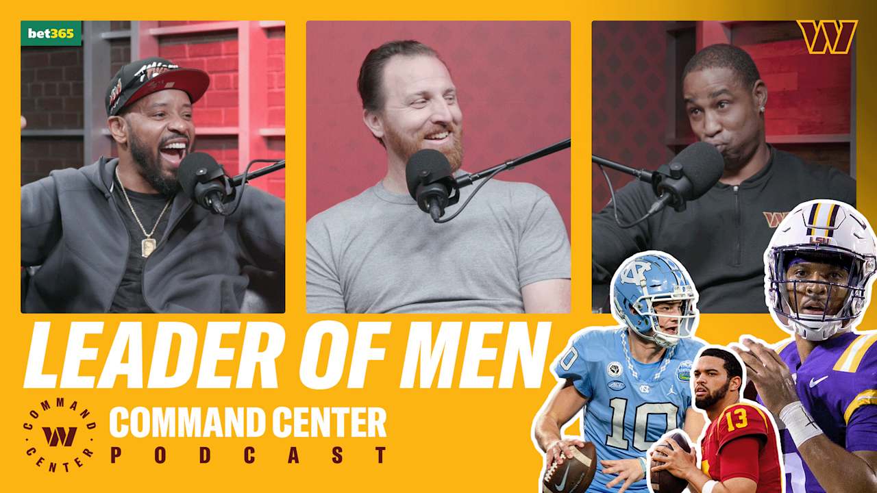 Leader of Men, Top 10 Mock Draft, Smoot's Sus MVP | Command Center Podcast | Washington Commanders