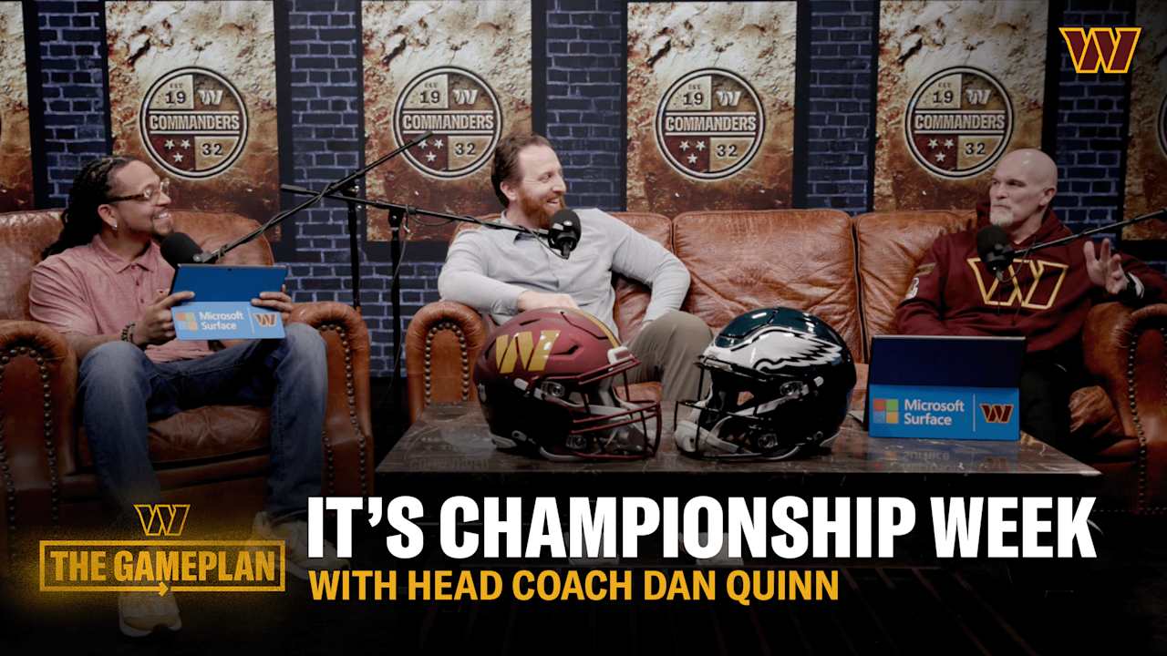 It’s Championship Week! | HC Dan Quinn Talks Washington Commanders vs ...