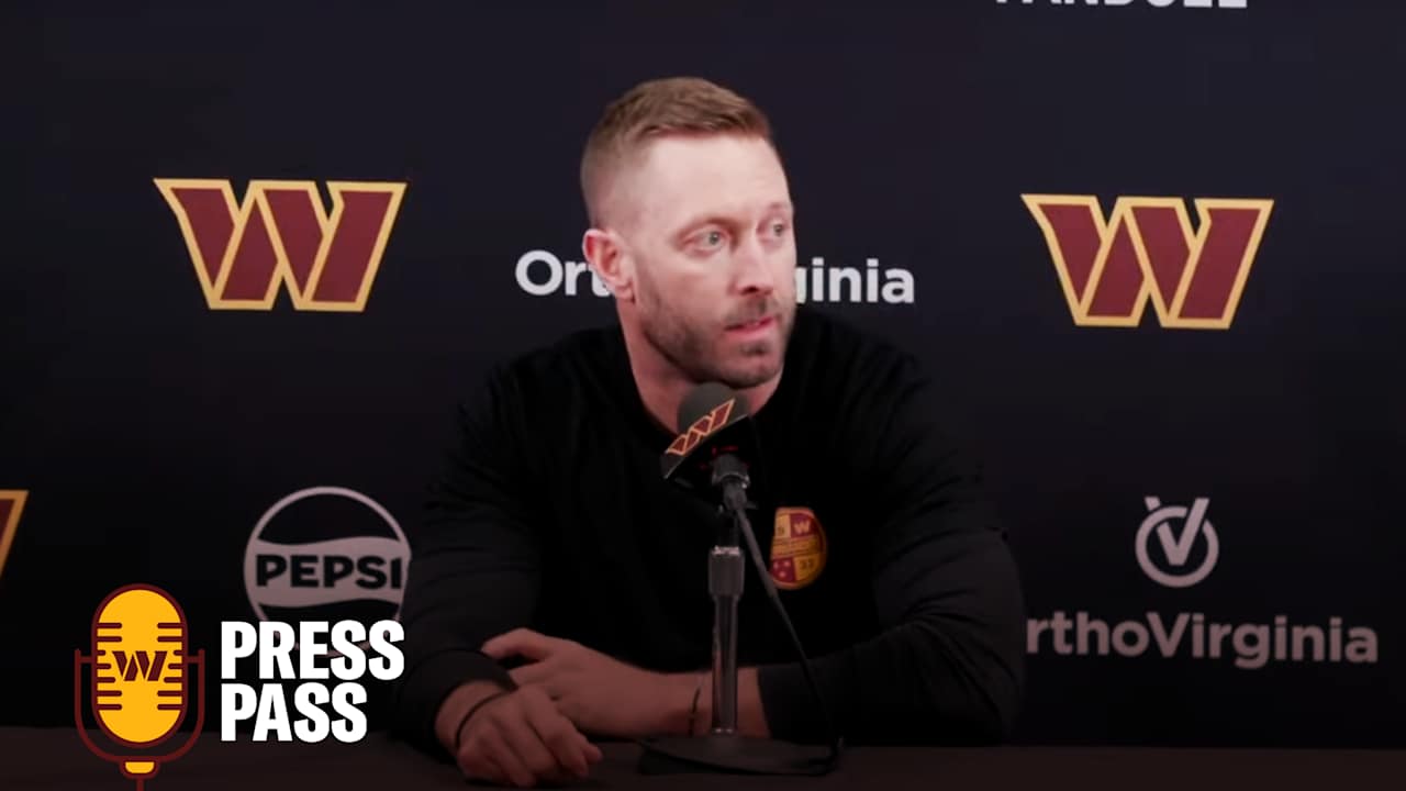 OC Kliff Kingsbury | December 26, 2024 | Press Pass | Washington ...