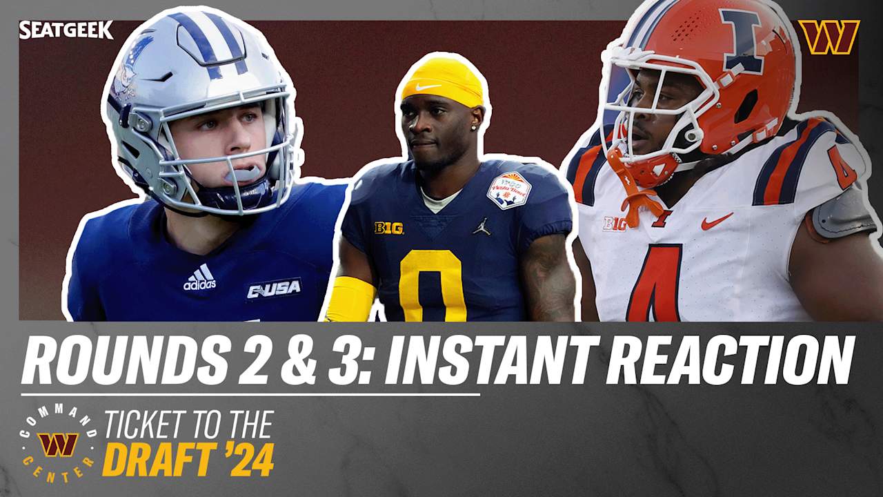 NFL Draft: Rounds 2 & 3 INSTANT REACTIONS | Ticket to the Draft Podcast ...