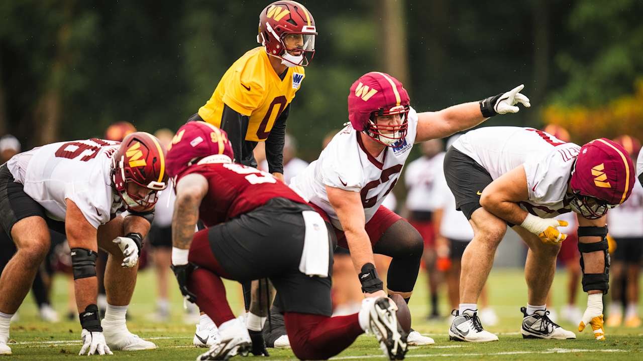 Commanders mixing up offensive line to build chemistry, create competition