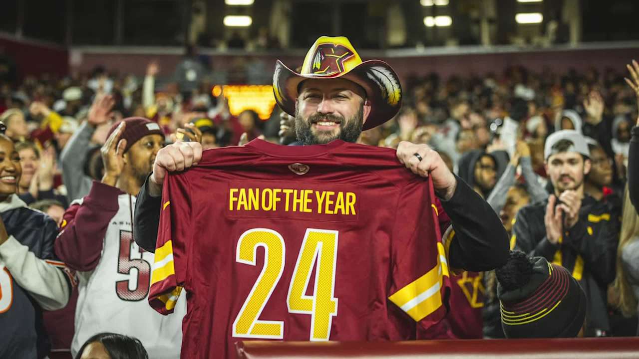 Washington Commanders 'Fan of the Year' 'GMFB'