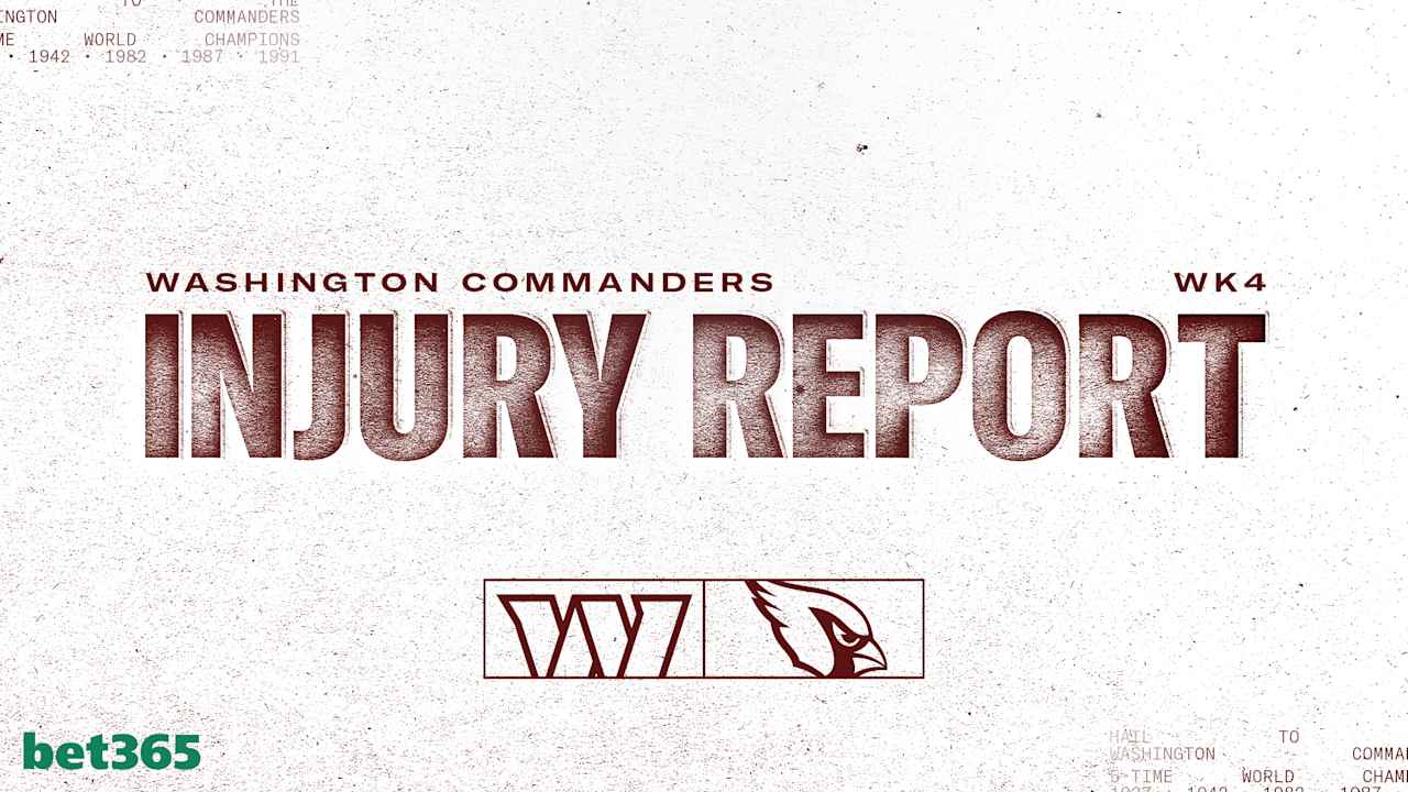 Commanders-Cardinals injury report