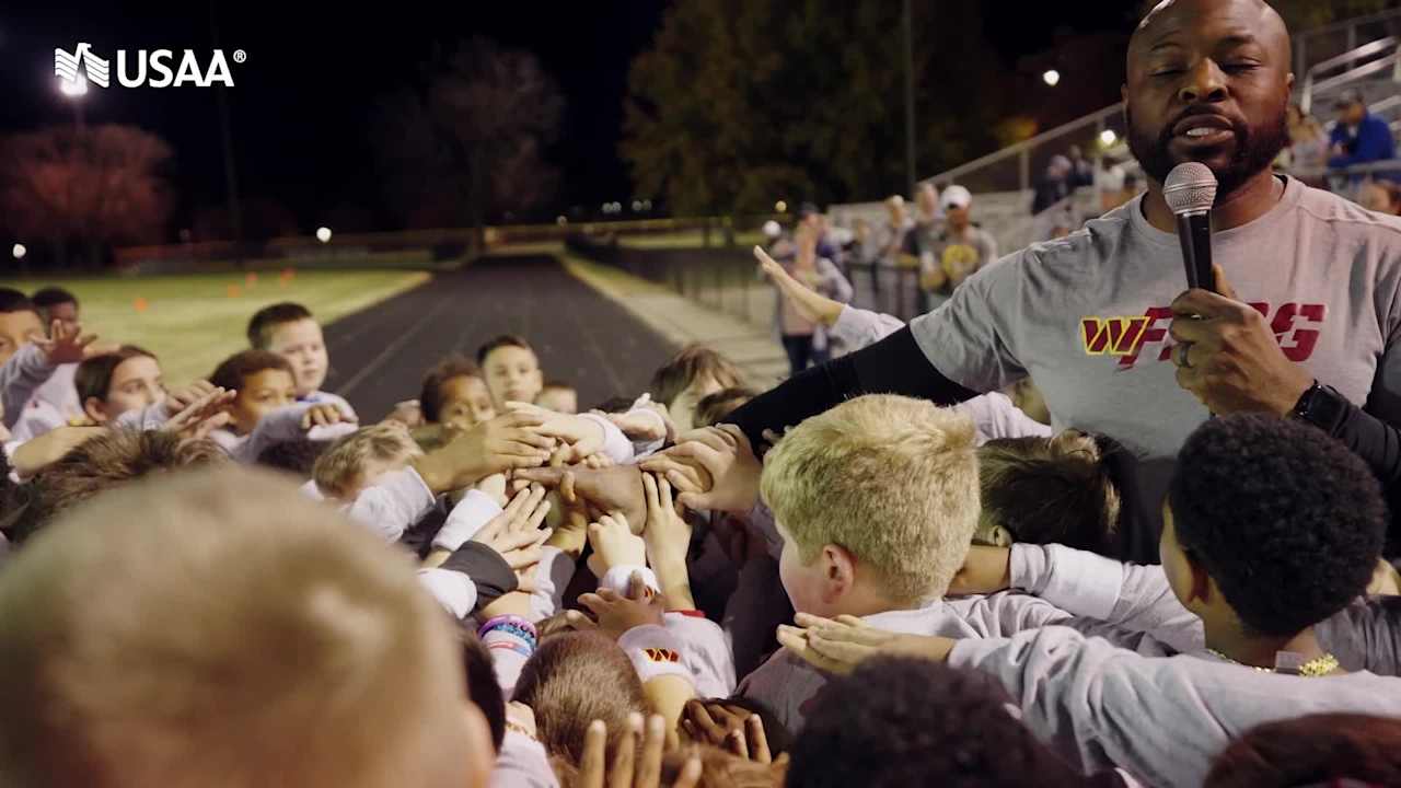Commanders Flag Football Event at Fort Belvoir