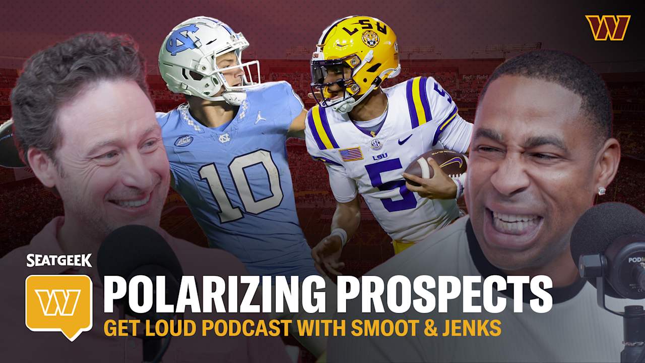 Jayden Daniels vs. Drake Maye, Draft Preparation & New Helmets | Get Loud | Washington Commanders