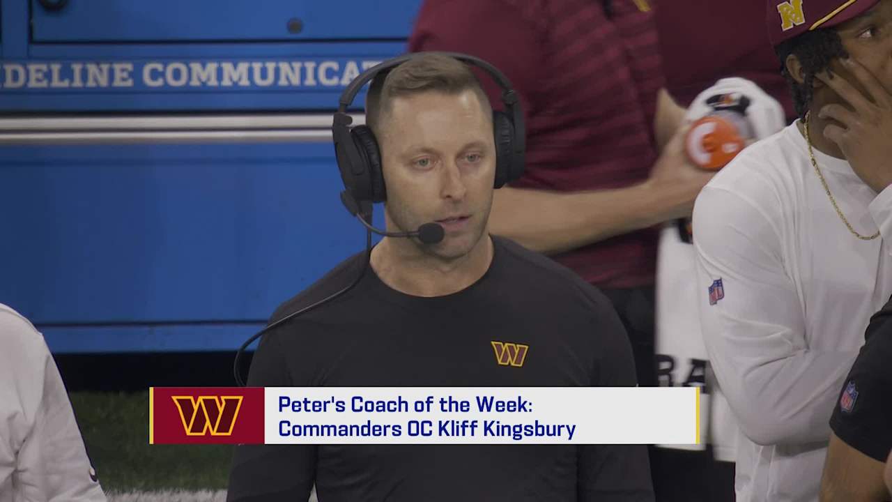 Peter Schrager awards Commanders OC Kliff Kingsbury as coach of the ...