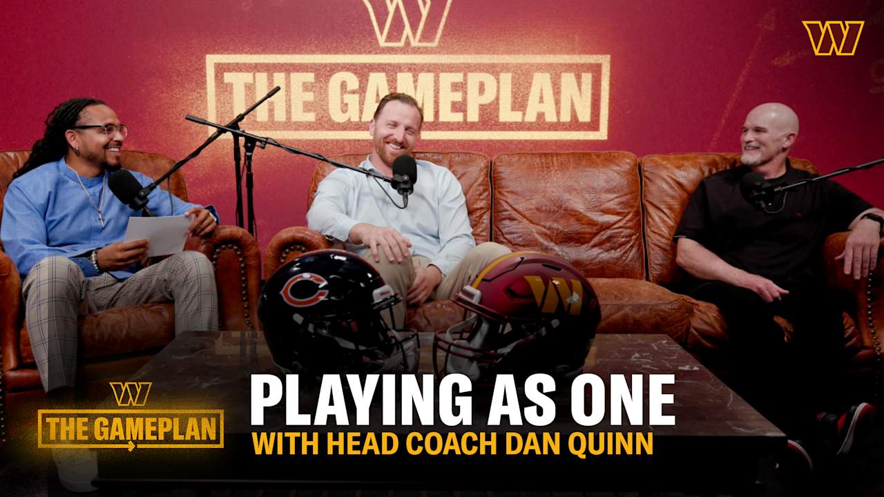The Gameplan | Playing as one: HC Dan Quinn previews the Bears vs. Commanders | Washington ...