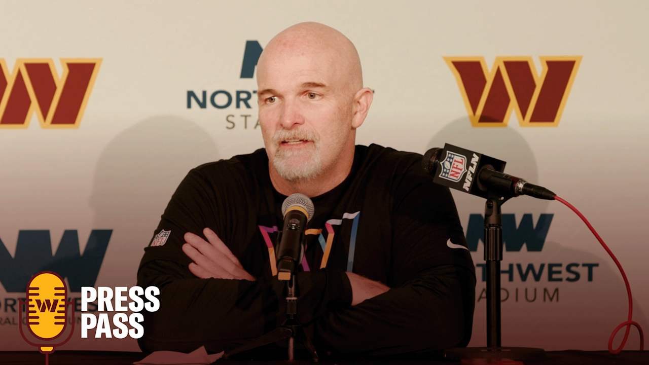 Hc Dan Quinn October 6 2024 Press Pass Washington Commanders Nfl