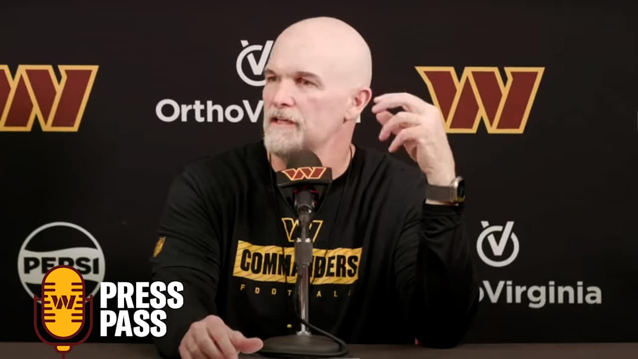 Hc Dan Quinn October 4 2024 Press Pass Washington Commanders Nfl