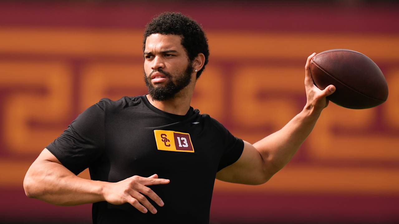 Pro Day watch | Caleb Williams, JJ McCarthy show off their arms