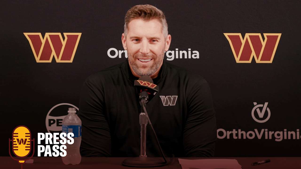 GM Adam Peters | November 6, 2024 | Press Pass | Washington Commanders ...