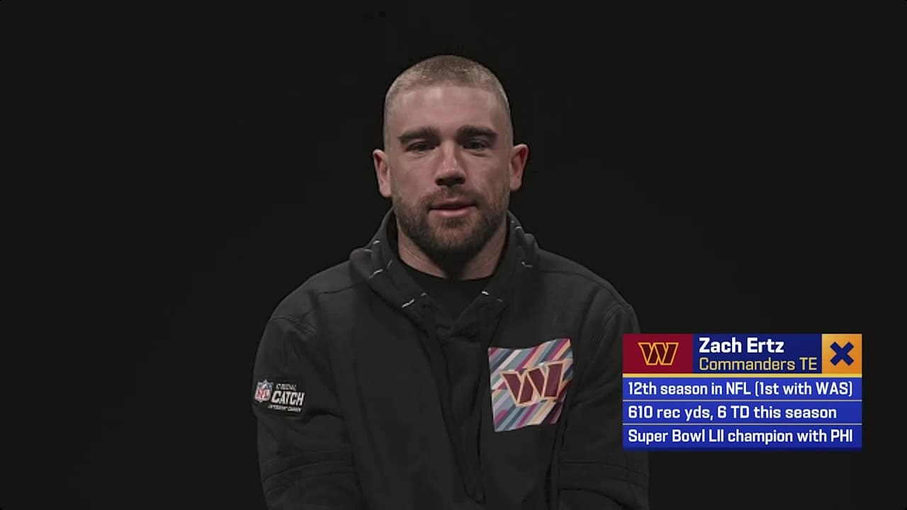 Commanders TE Zach Ertz joins 'GMFB' to relive his game-winning catch ...