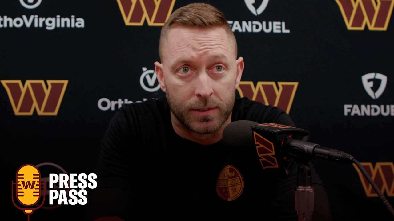 OC Kliff Kingsbury | November 28, 2024 | Press Pass | Washington ...