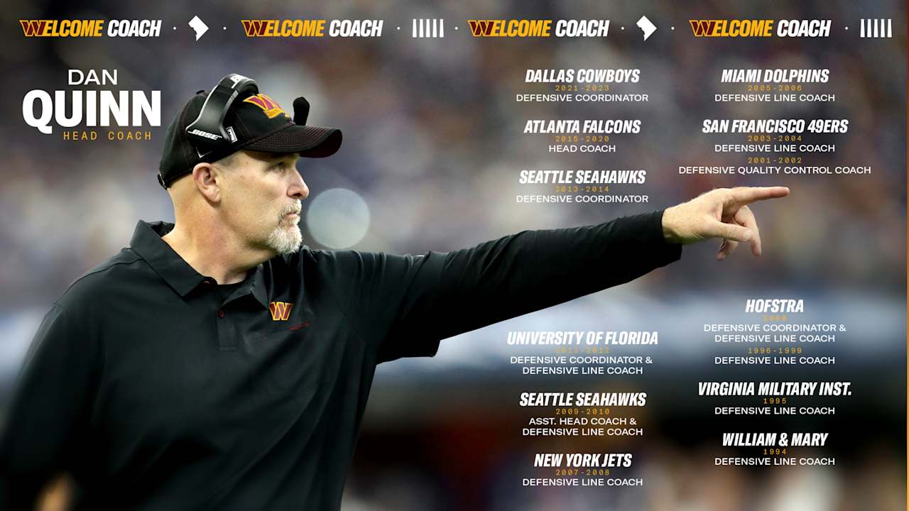 Dan Quinn named Washington Commanders' 31st head coach