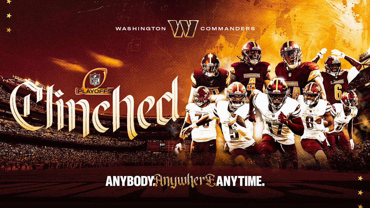 Commanders clinch playoff berth against Falcons