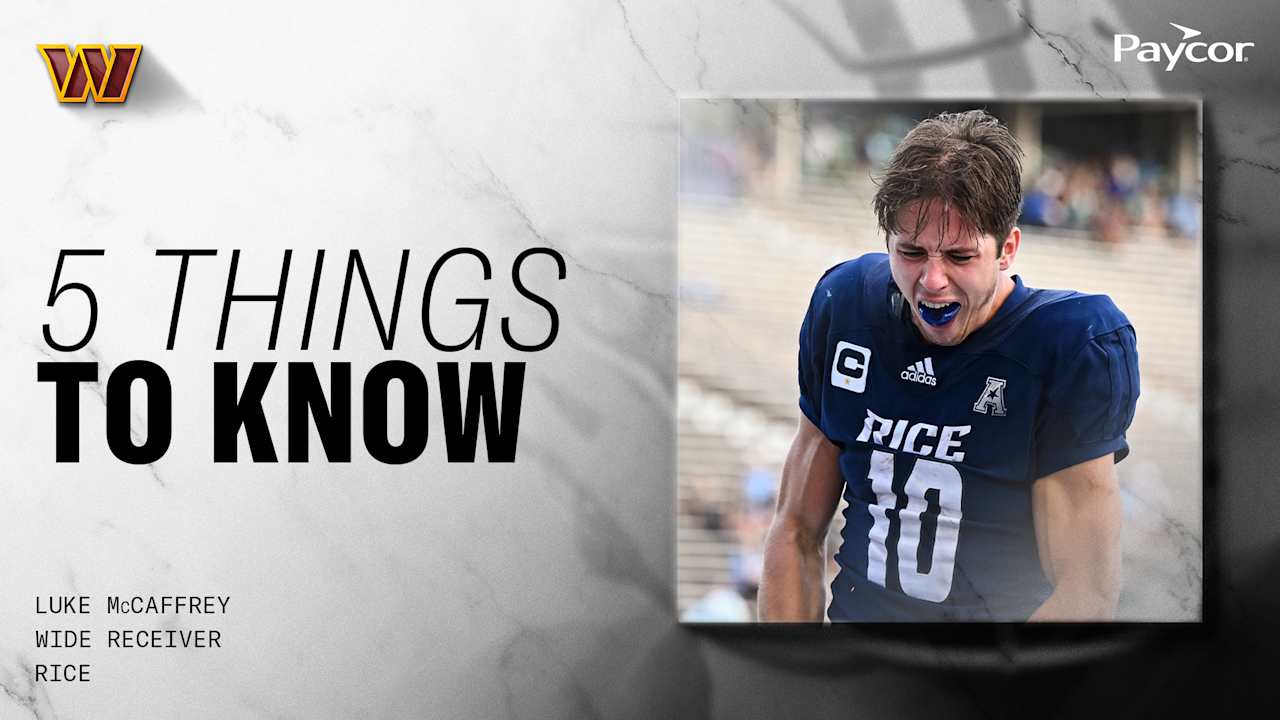 Five things to know about Luke McCaffrey