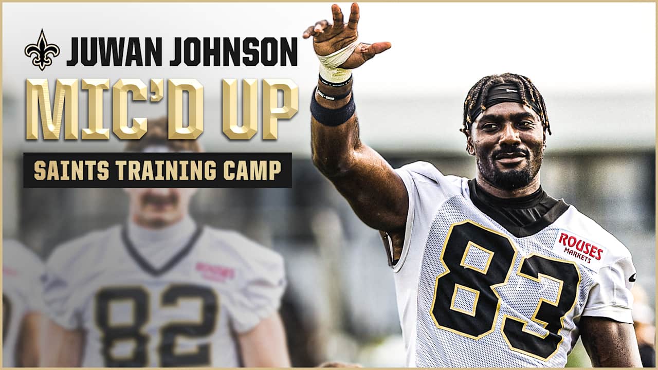 WATCH: Juwan Johnson MIC'D UP at Saints Training Camp