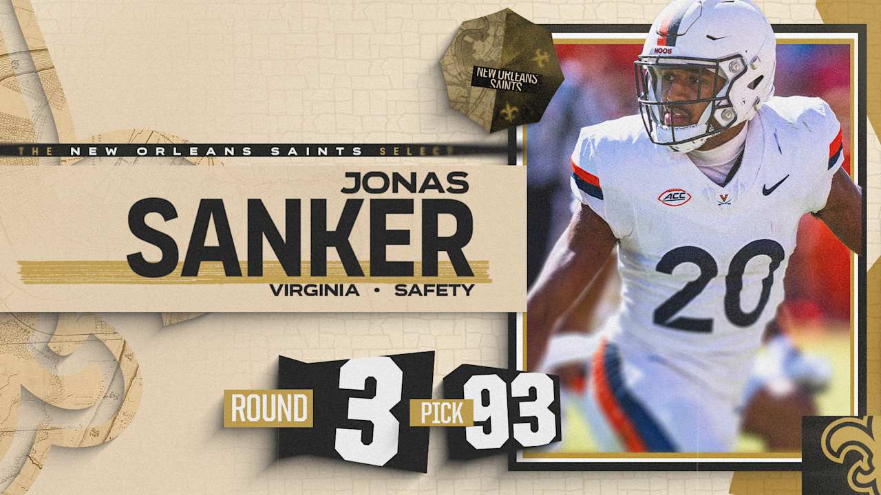 2025 NFL Draft: S Jonas Sanker, Virginia, Round 3, Pick 93