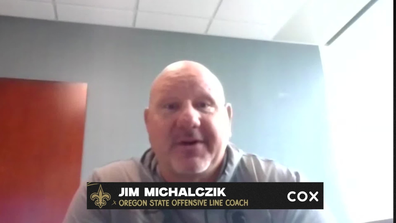 Oregon State offensive line coach Jim Michalczik talks Saints first ...