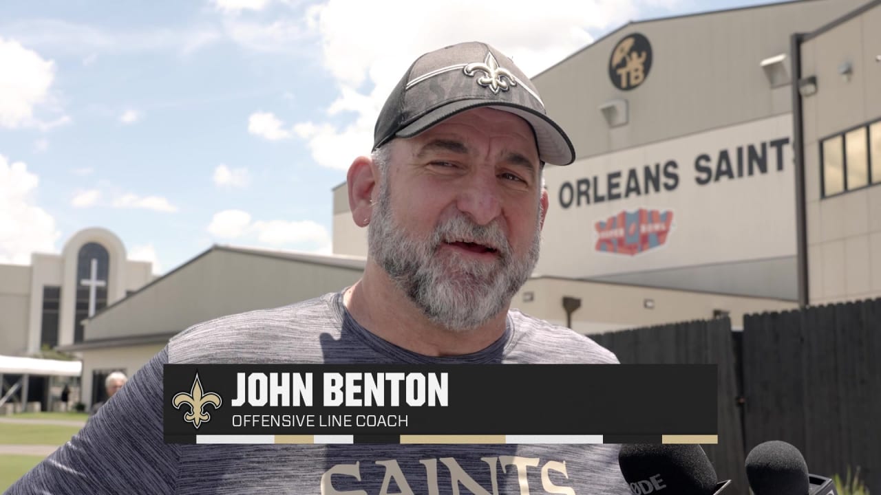 2024 Saints OTAs: Saints OL coach John Benton interview