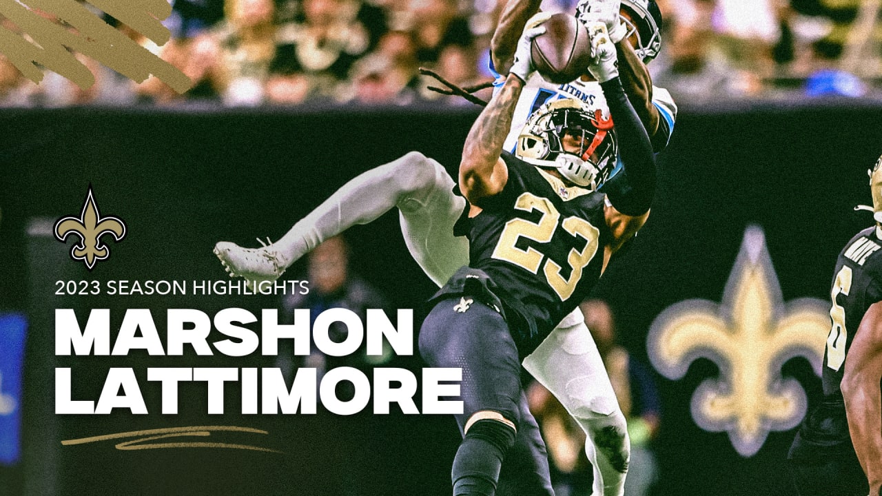 Highlights: Saints CB Marshon Lattimore's Top Plays of 2023 NFL season