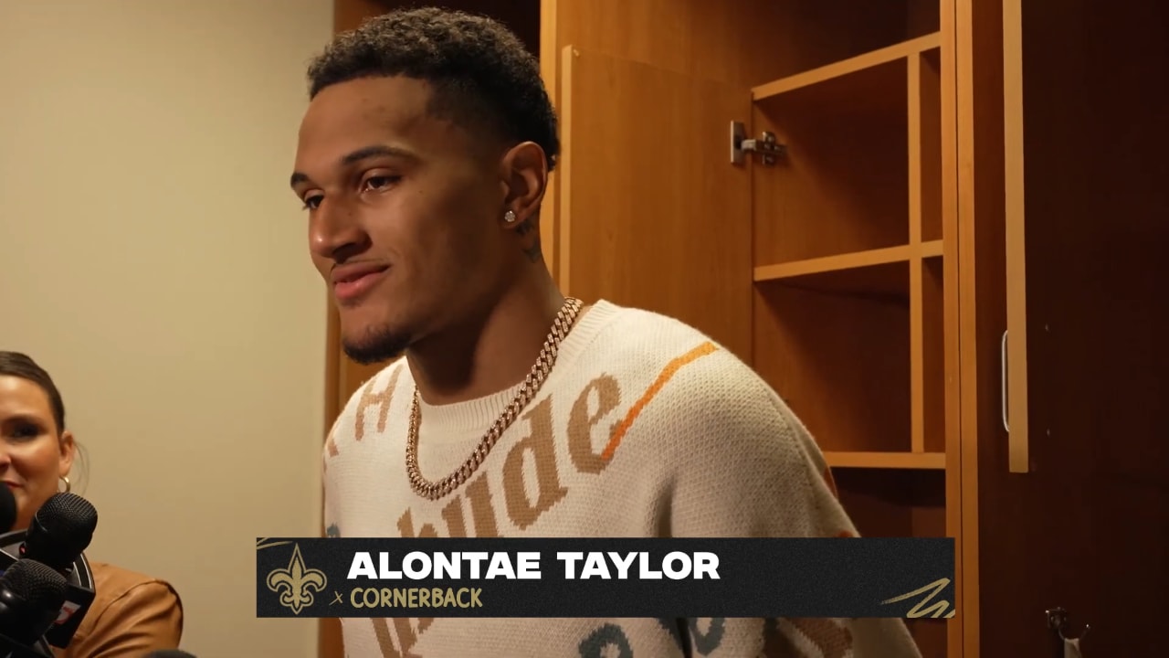 Saints DB Alontae Taylor talks penalty on big hit vs. NY Giants