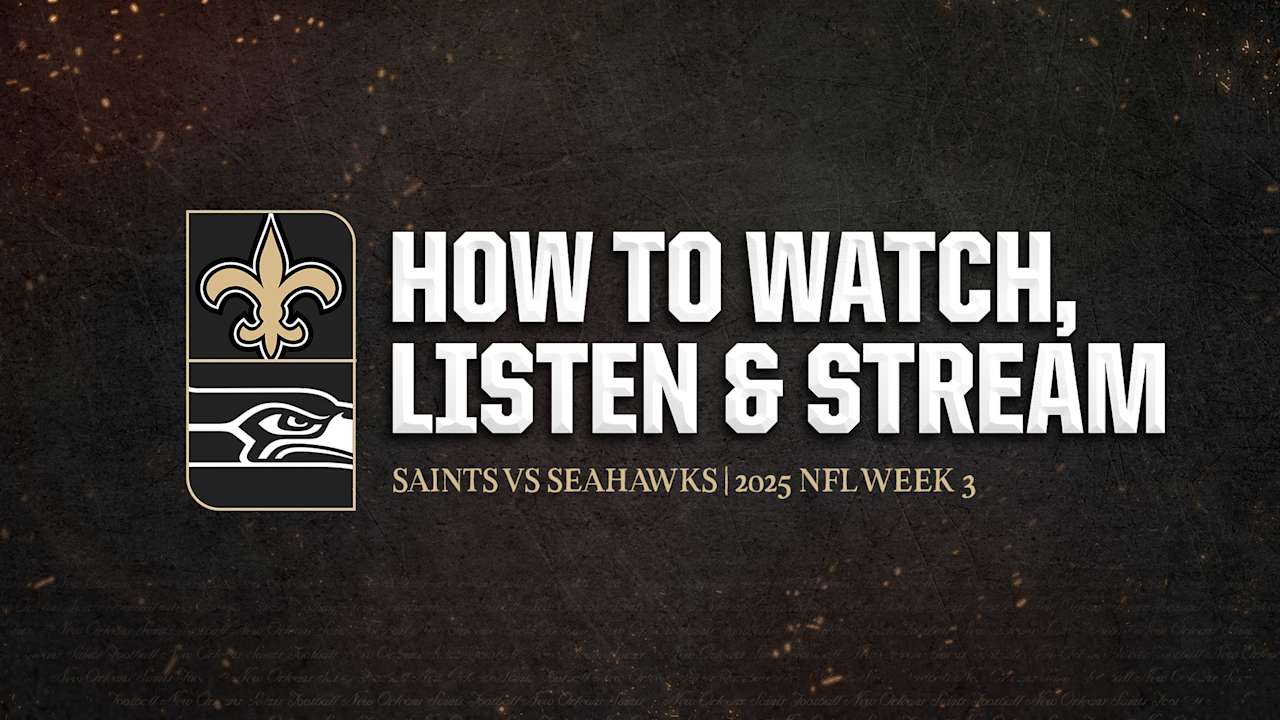 Seahawks vs. Saints: How to Watch, Stream Game, Listen