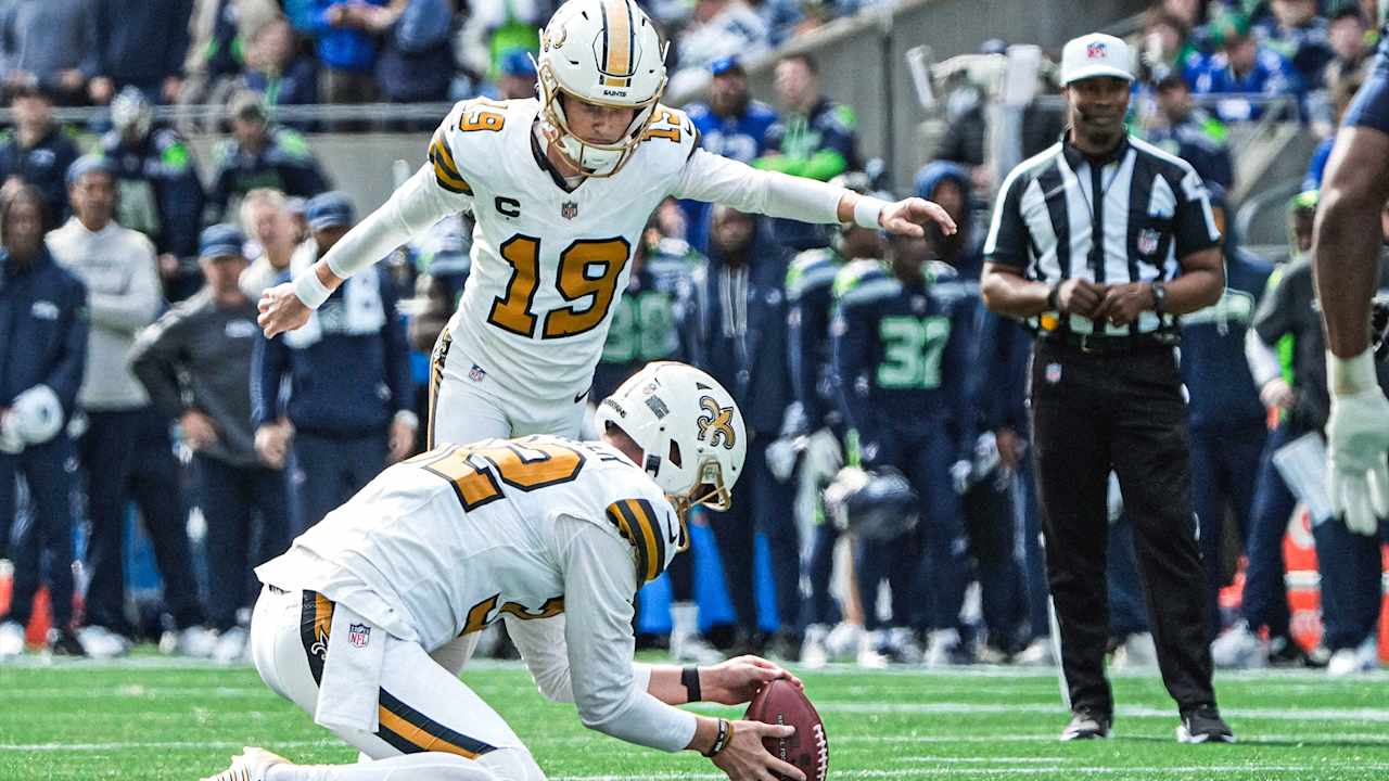 Blake Grupe FG puts the Saints on the board vs. Seahawks
