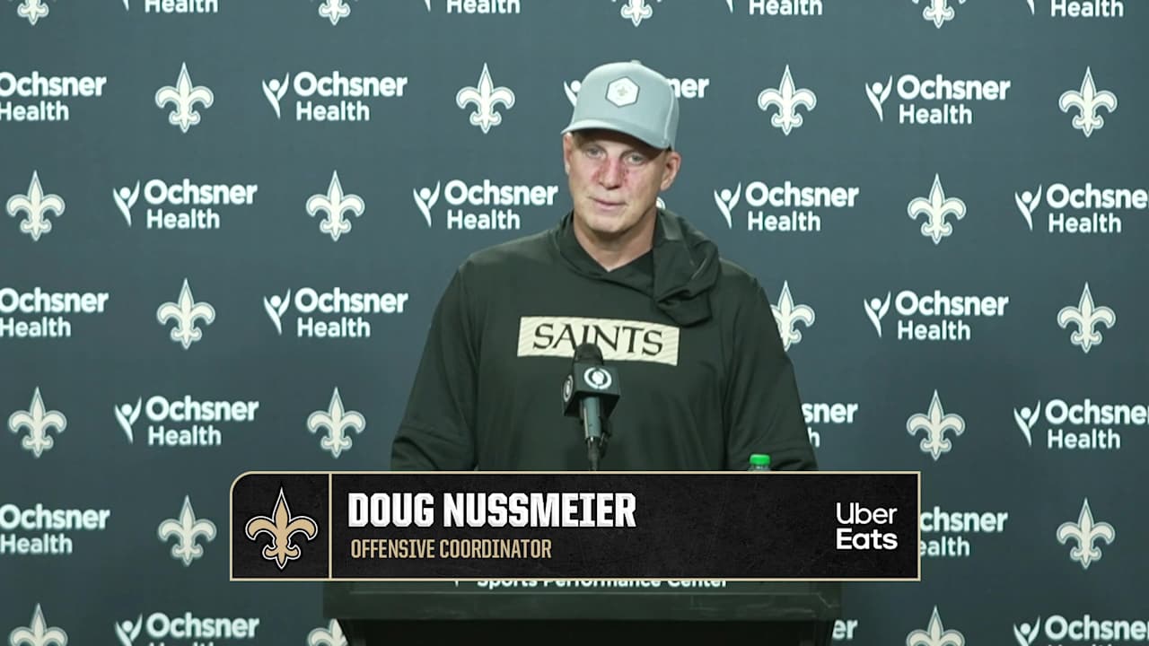 Doug Nussmeier on run blocking, Spencer Rattler | Bills vs. Saints NFL ...
