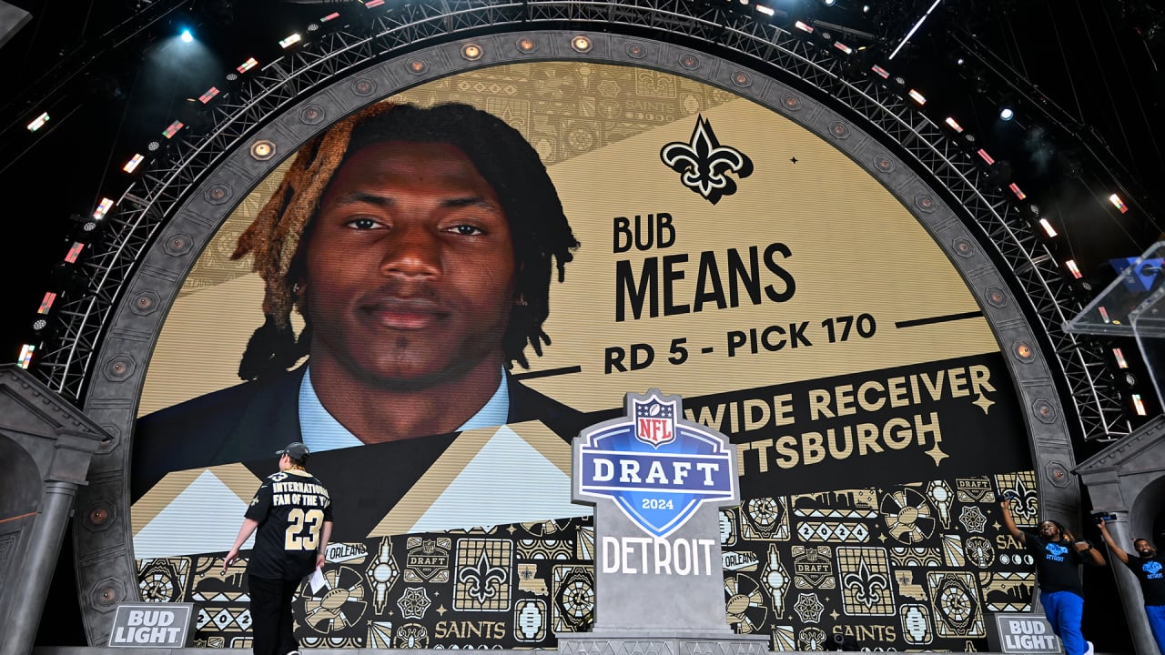 Saints pick WR Bub Means 170th in the Round 5 | 2024 NFL Draft