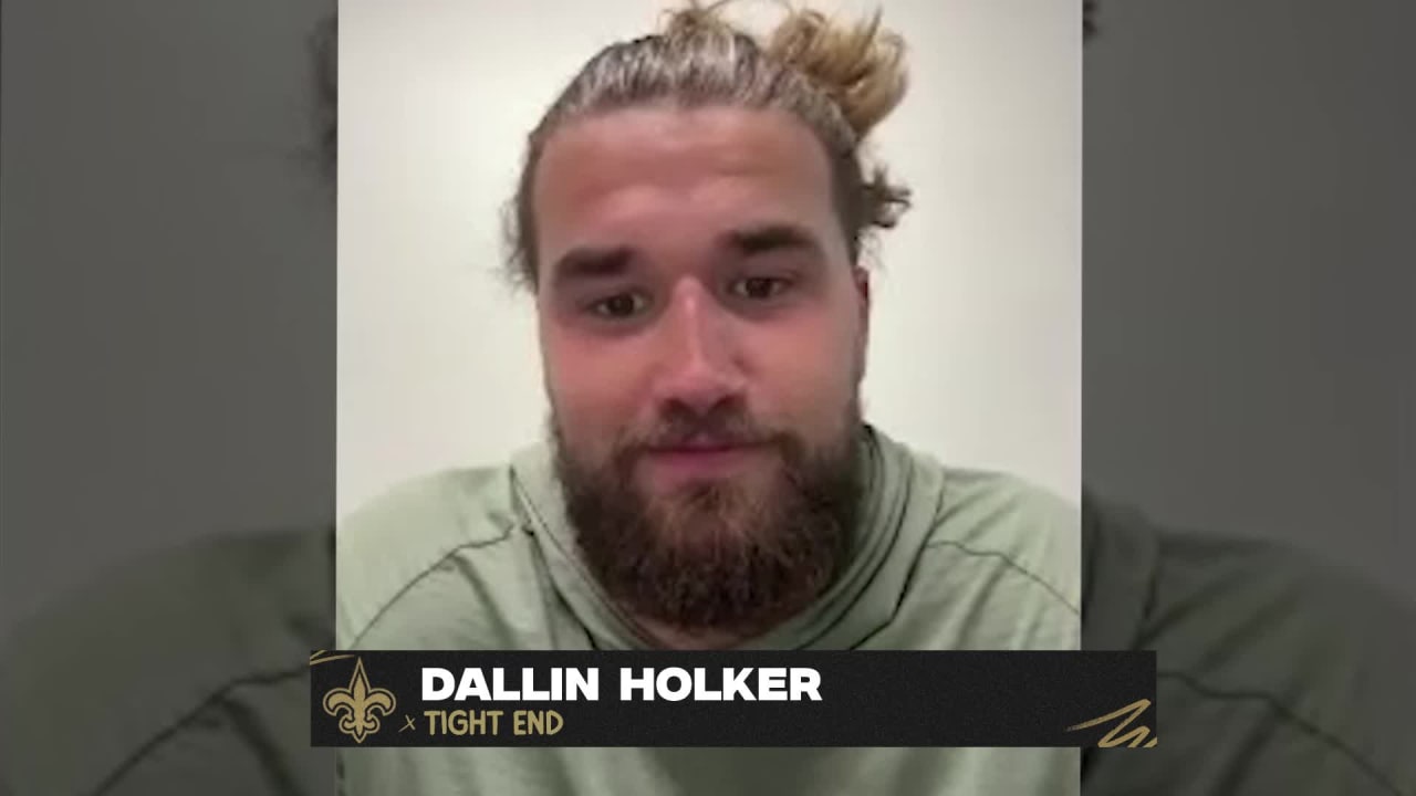 Dallin Holker's first interview with New Orleans Saints