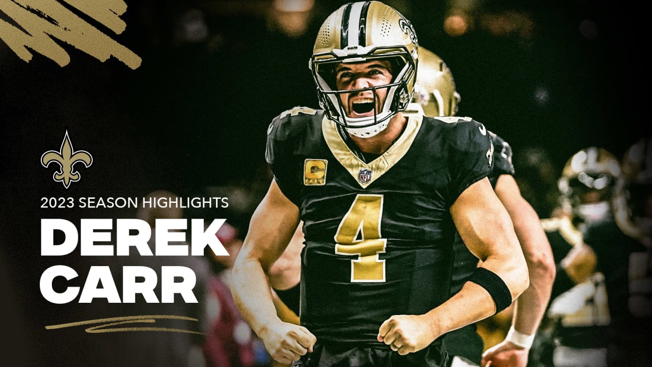 Highlights: Watch Saints QB Derek Carr's Top Plays of the 2023 NFL season