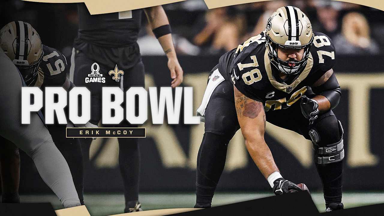 New Orleans Saints center Erik McCoy named to 2025 Pro Bowl Games