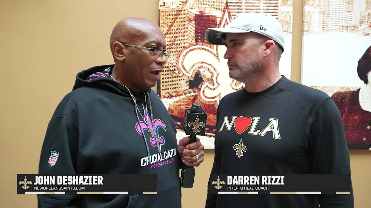 Saints HC Darren Rizzi talks Week 18 at Bucs