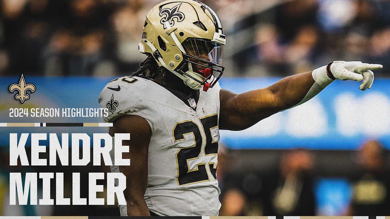 Kendre Miller's Best Highlights | 2024 NFL Season