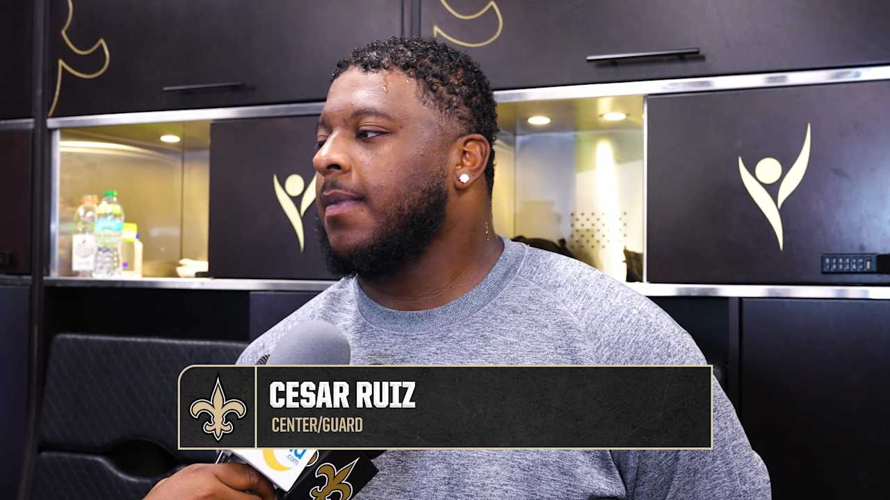 Cesar Ruiz on establishing run game | Bills vs. Saints NFL Week 4