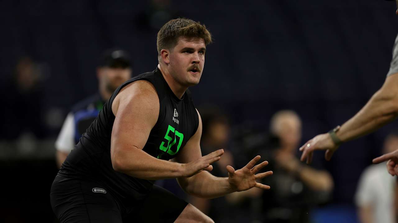 Grey Zabel's 2025 NFL Scouting Combine workout