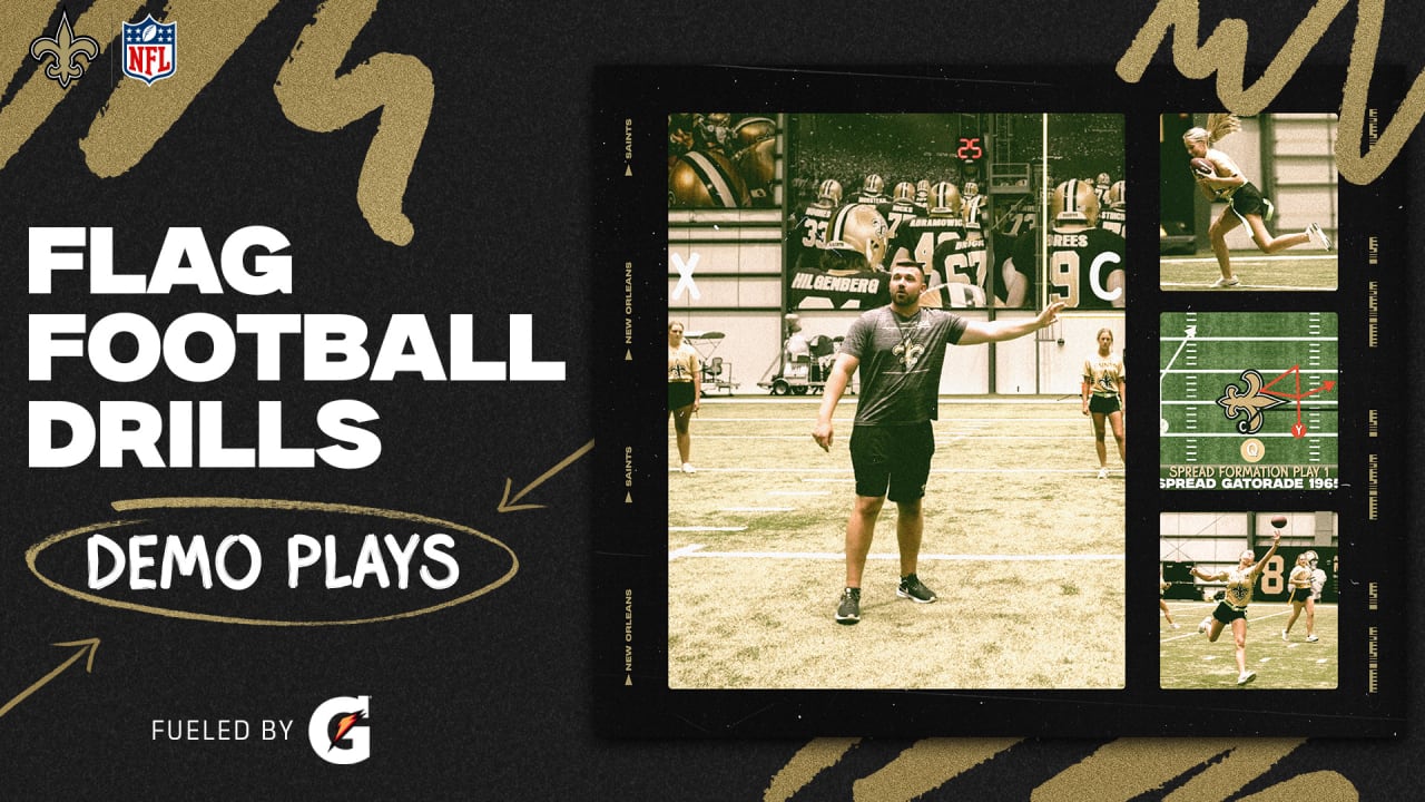 Demo Flag Football Plays | NFL Flag Football Drills