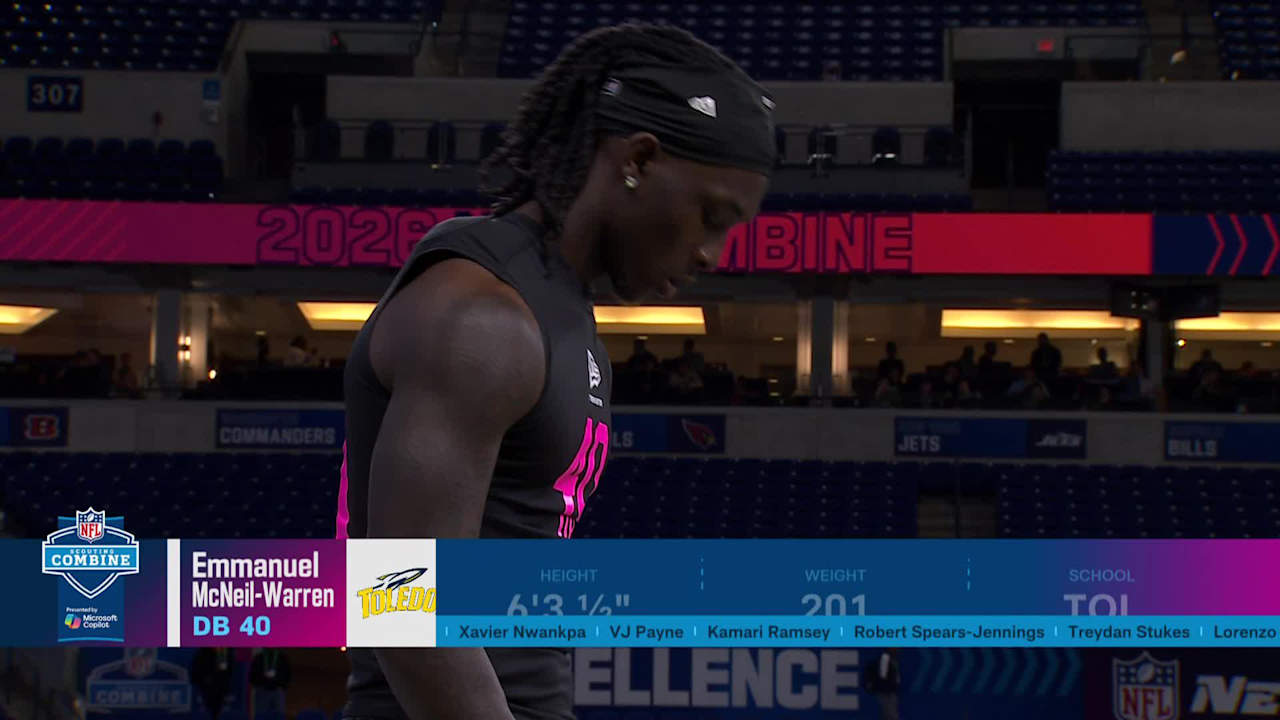 Emmanuel McNeil-Warren's 2026 NFL Scouting Combine Workout