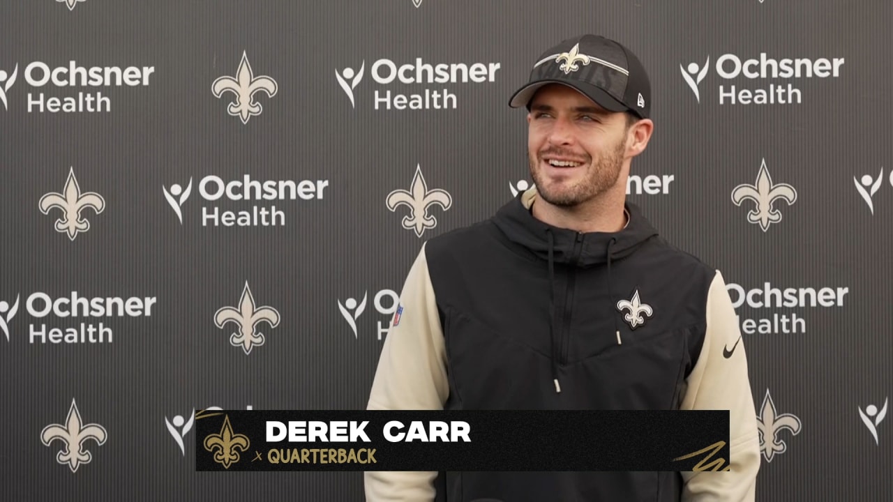 Derek Carr talks Aaron Donald, offensive efficiency 12/19/2023