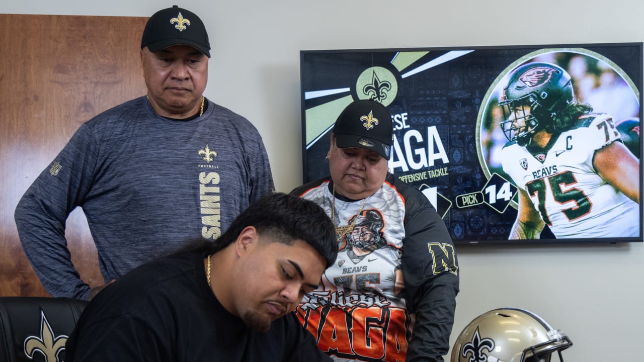 Photos: 2024 Saints draft class signs rookie contracts